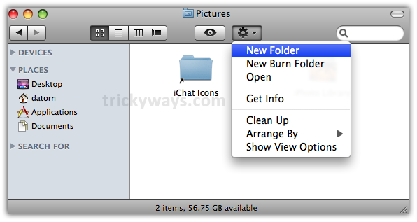 How To Create A New Folder In Mac OS X Mac OS X