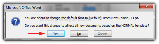 Default Font Word 2007 Or 2010 Set Default Font In Word