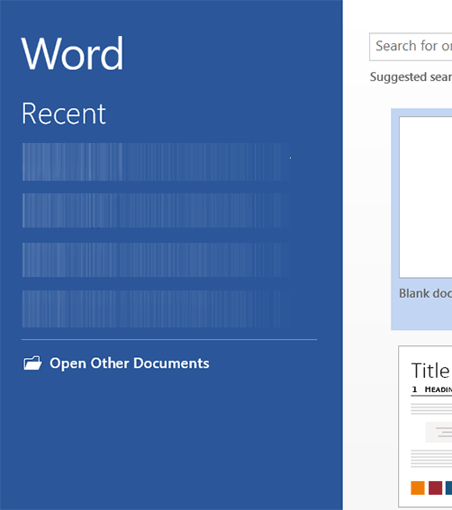 Delete Or Hide Recent Documents List In Microsoft Word